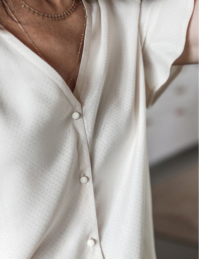 Zoé blouse or dress sewing pattern paper version with free sew along video