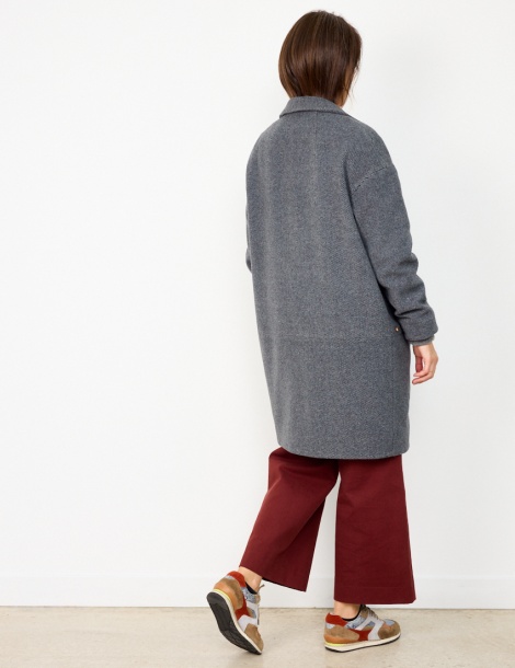 Flow coat or jacket sewing pattern paper version with free sew along video