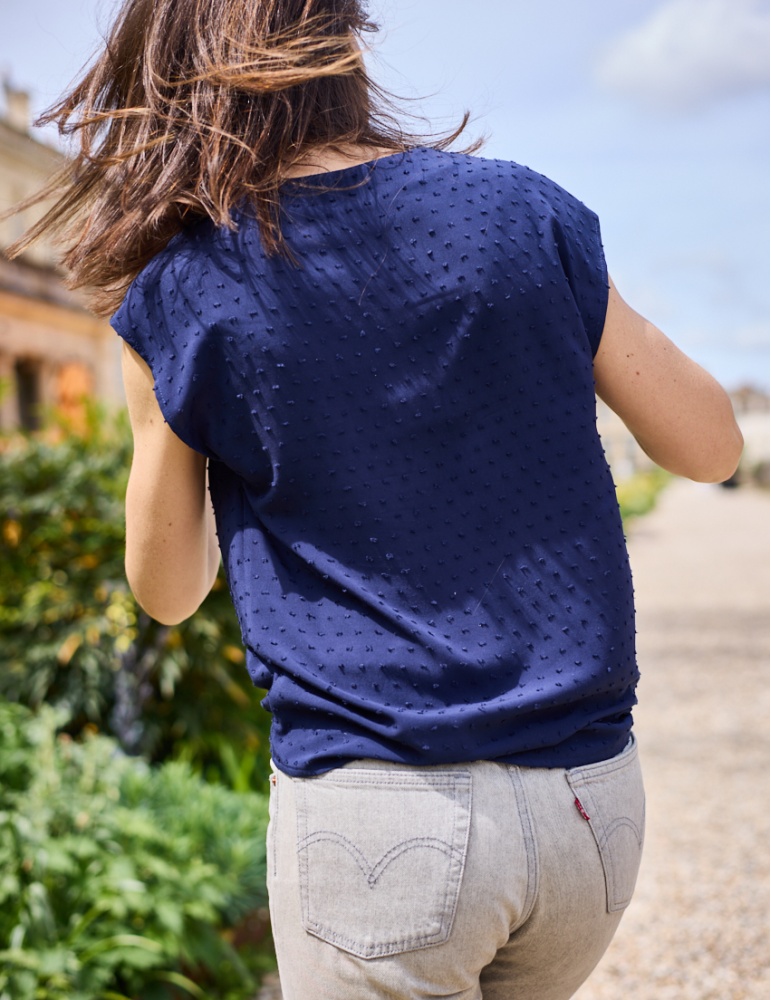 Declic blouse sewing pattern printable PDF version with free sew along video