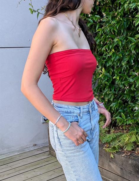 Bandeau top sewing pattern with free sew along video