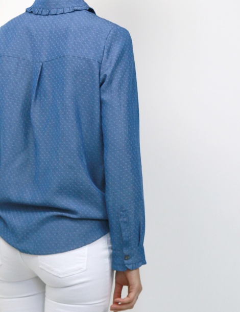 Liseron shirt sewing pattern paper version with free sew along video.